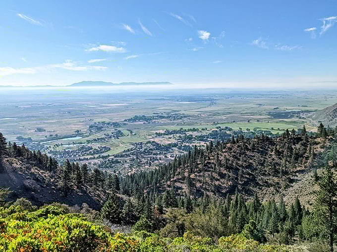 The view from Sierra Canyon makes you understand why pioneers stopped their wagons and said, "This'll do nicely."