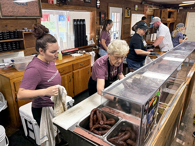 Behind every great barbecue joint is a team that understands the sacred trust between smoker and customer – handling meat with the reverence it deserves.