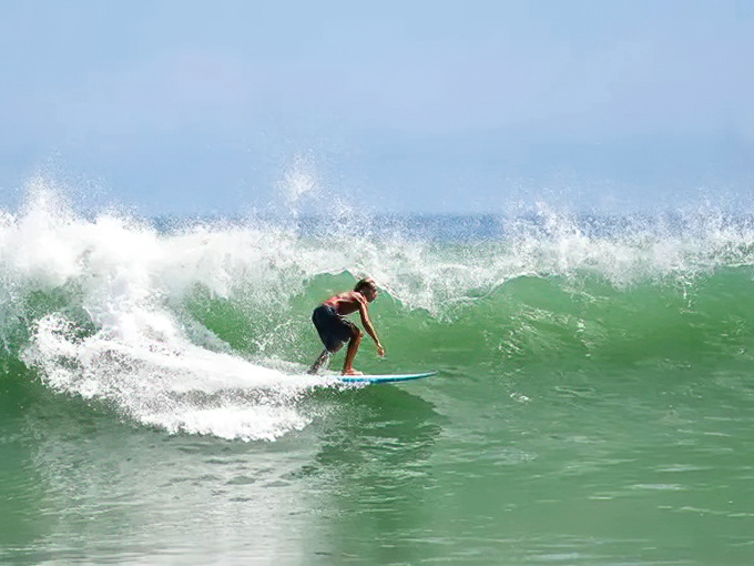 That perfect moment when human and wave find harmony. Fort Pierce's surf breaks offer thrills without the territorial crowds of more famous spots.