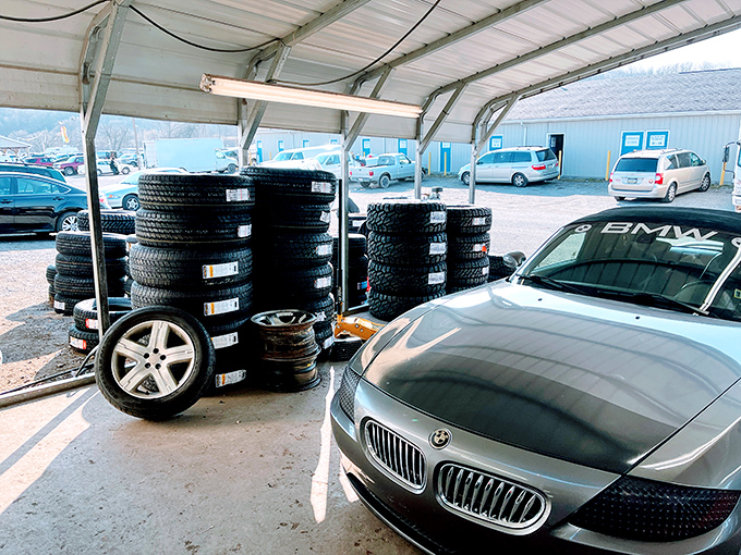 Where rubber meets the road and luxury meets practicality. Even BMWs need new shoes occasionally.