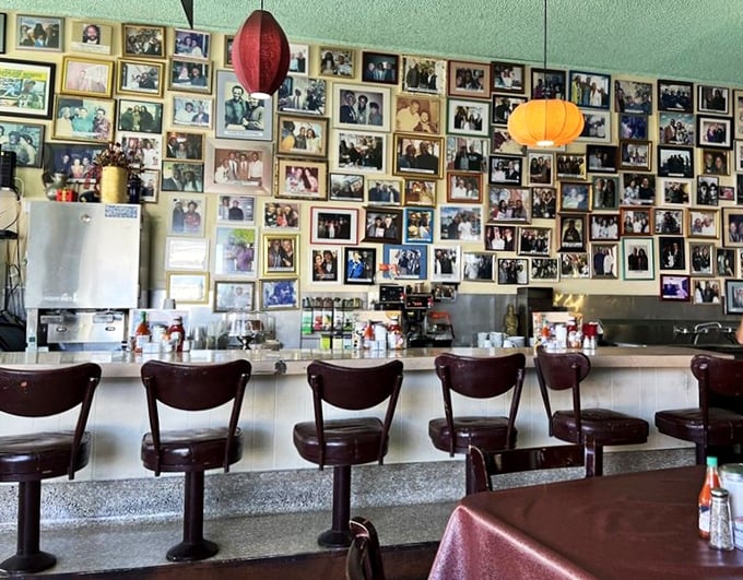 The counter seating offers front-row tickets to the greatest show in Oakland: watching comfort food being prepared with love.