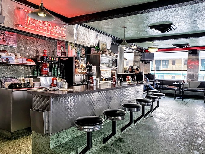That counter has heard more local news, gossip, and wisdom than any social media feed. And the coffee keeps flowing without you having to scroll.