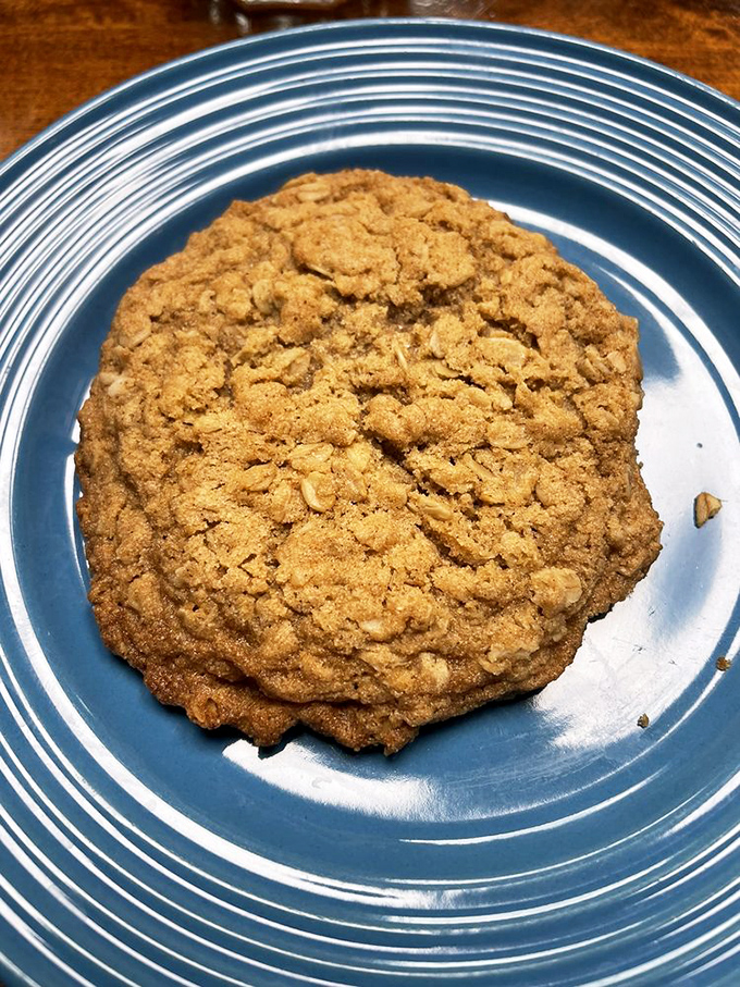 The humble cookie, transformed into something extraordinary—crisp edges giving way to a chewy center that might just warrant a special trip.