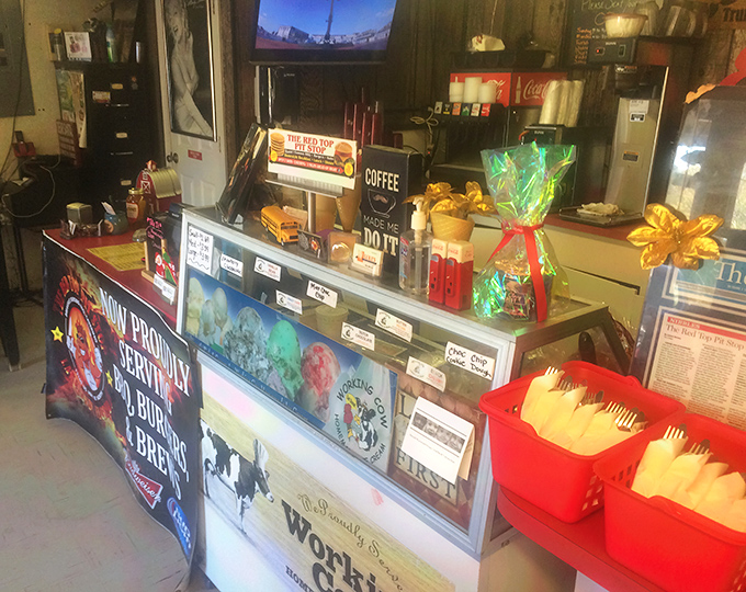 The counter area isn't just where orders happen—it's command central for a beautiful symphony of coffee refills and friendly banter.