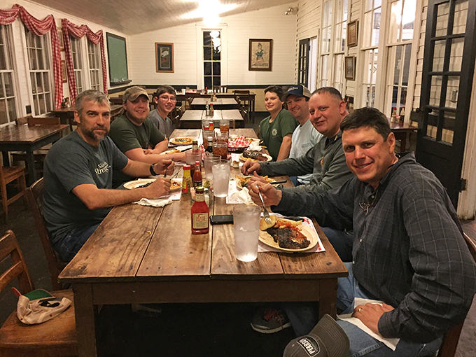These aren't just diners—they're pilgrims who've made the journey to this temple of Southern cooking, their satisfied smiles telling you everything you need to know.