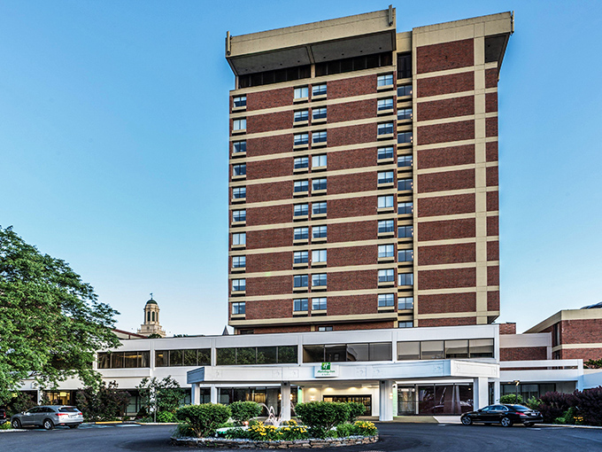 The Holiday Inn might not win architectural awards, but it represents Pittsfield's practical side – comfortable accommodations without requiring a second mortgage.