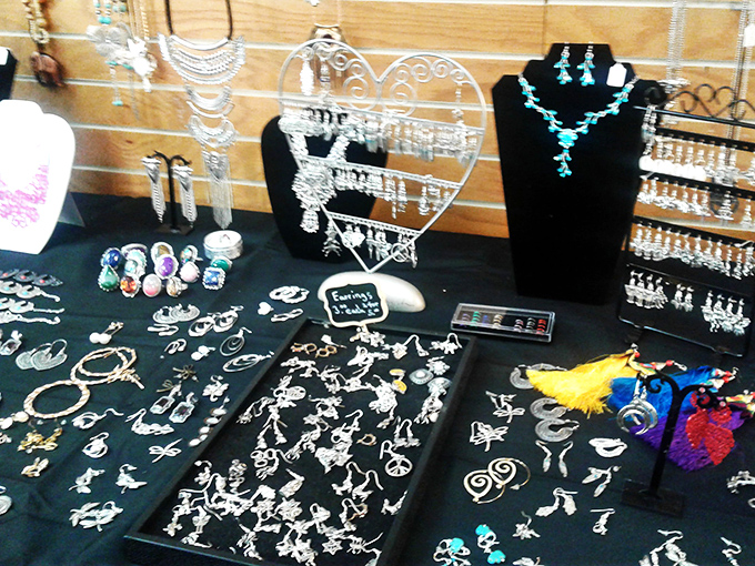 Jewelry displays that sparkle with possibility—proof that treasure doesn't always require a map or a pirate ship.