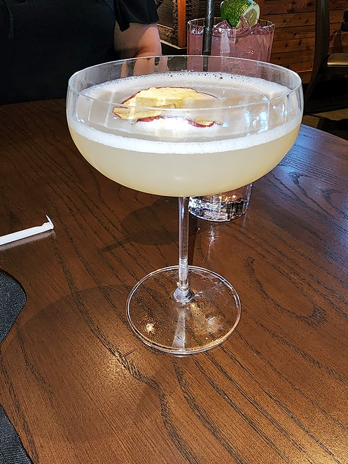 A cocktail so elegant it makes you feel sophisticated just by ordering it. Crystal clear with a hint of fruit – like liquid confidence in stemware.