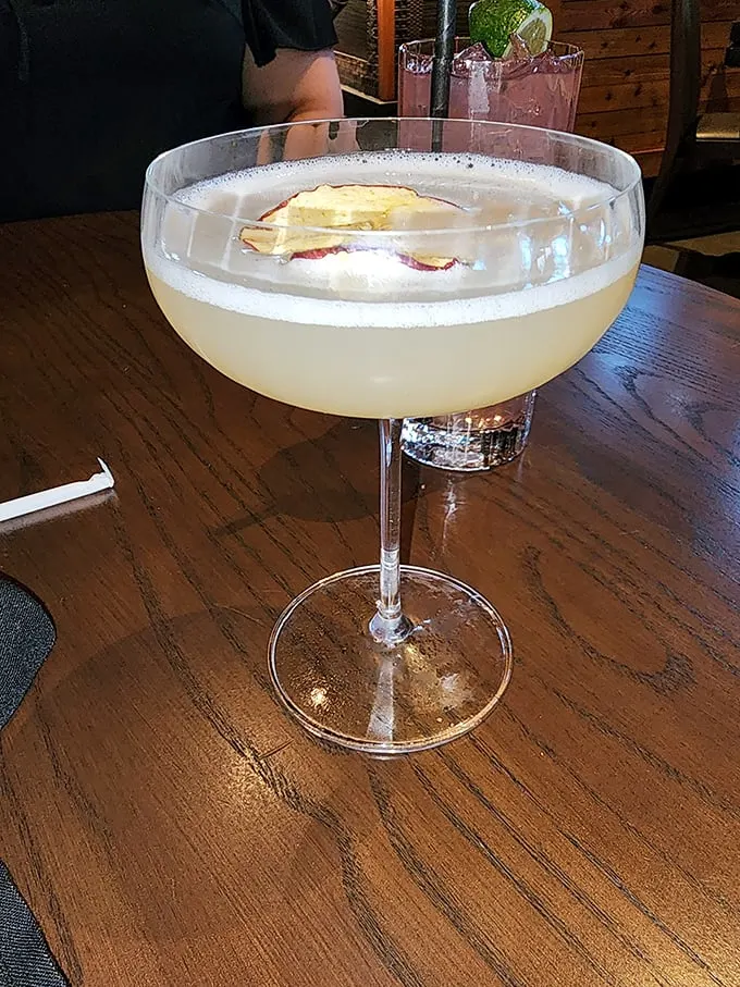 A cocktail so elegant it makes you feel sophisticated just by ordering it. Crystal clear with a hint of fruit – like liquid confidence in stemware.