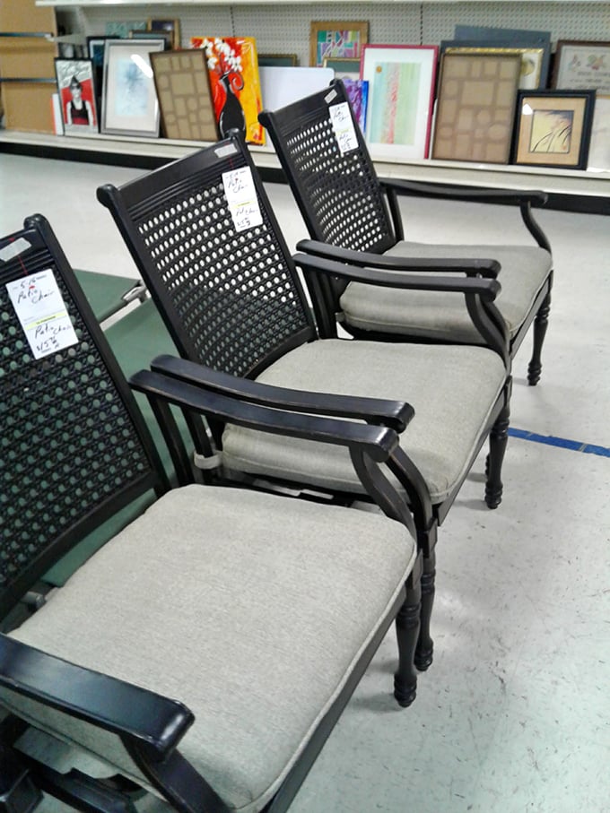 Patio chair perfection awaits—because outdoor furniture should look inviting without requiring a small loan.