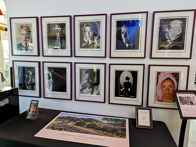Portrait galleries showcase the faces and personalities that helped shape American entertainment and cultural identity. 