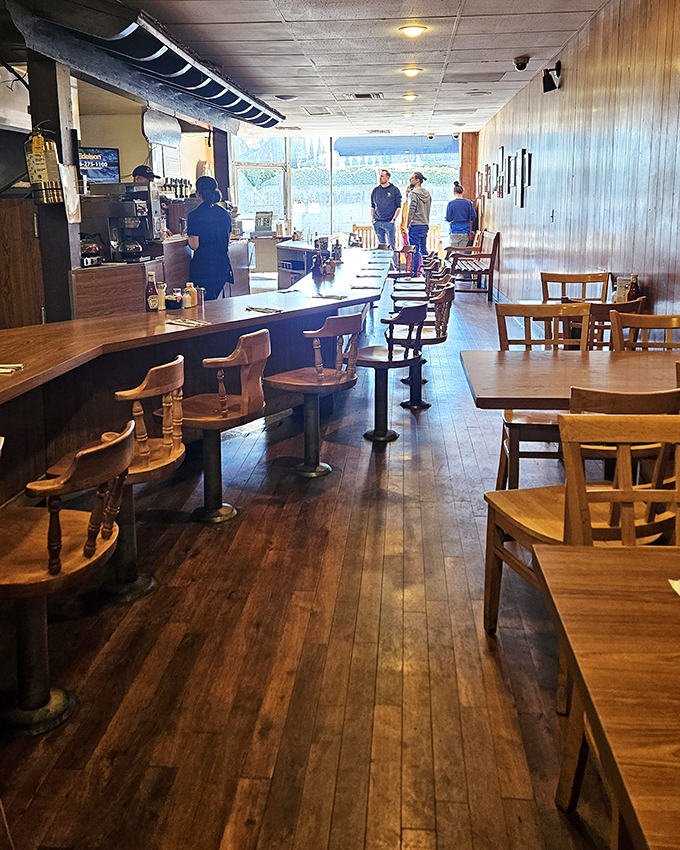 The dining room—where strangers become neighbors and neighbors become friends—all united by the universal language of great food.