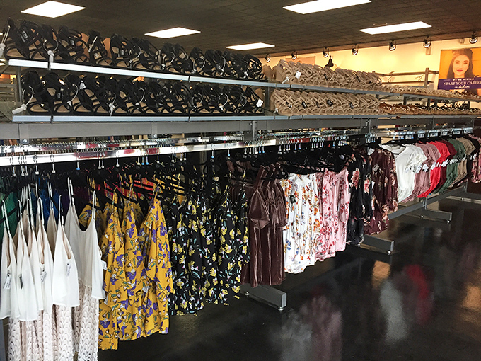 Inside this thrift wonderland, every corner holds potential for that perfect "where did you get that?" conversation starter.