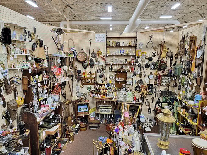 This isn't clutter—it's a carefully curated explosion of Americana that would make the Smithsonian jealous.