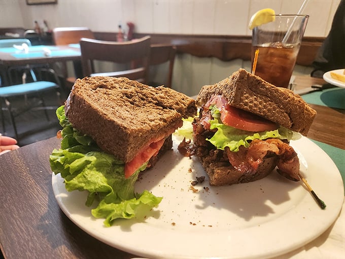 Even a humble sandwich gets the Big Jim's treatment—substantial, fresh, and served with zero pretension. Lunch as it should be.