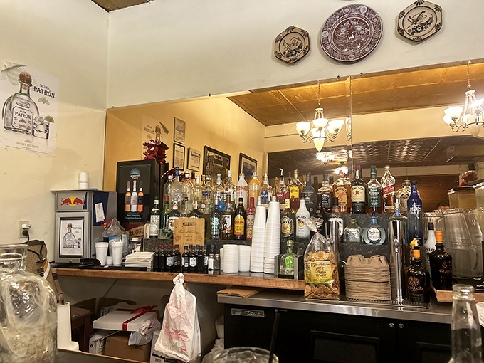 The bar at Las Delicias isn't trying to reinvent mixology—it's perfecting the classics that pair perfectly with authentic Mexican cuisine.