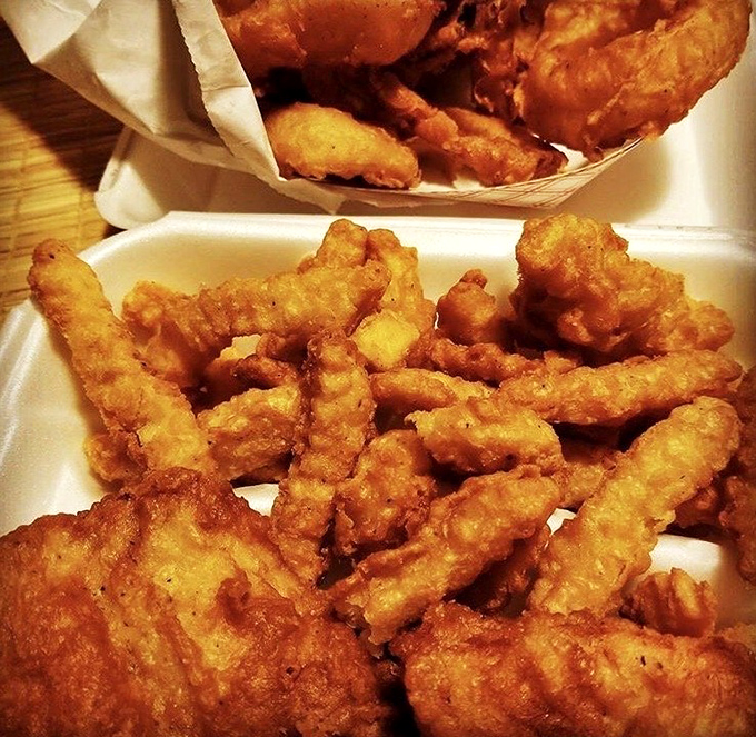 These golden fish strips aren't just fried—they're transformed into crunchy, tender treasures that make you forget all other food groups exist.