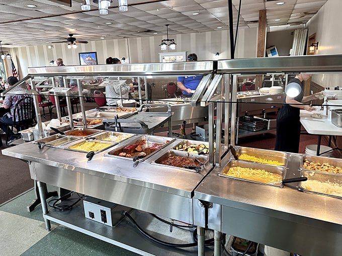The buffet spread isn't just food—it's an edible museum of Amish cooking traditions where every dish tells a delicious story about heritage and hospitality.