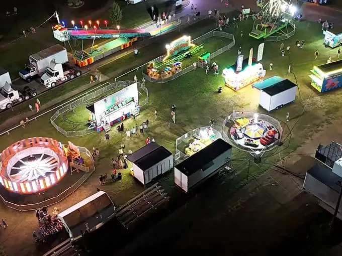 The Casey Popcorn Festival lights up the night with classic carnival charm – like stepping into a Ray Bradbury story, minus the creepy carousel.