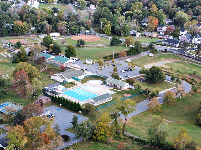 Claudius Crozet Park proves small towns know how to do recreation right. Swimming pools, ball fields, and green spaces create a community oasis for all ages.