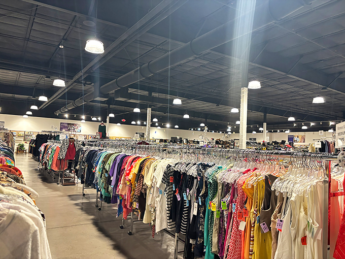The clothing section stretches as far as the eye can see. With this selection, "I have nothing to wear" becomes the least believable excuse in your repertoire.