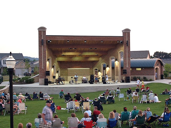 Summer concerts in the park—where lawn chairs become thrones and local musicians are treated like rock stars for one perfect evening.