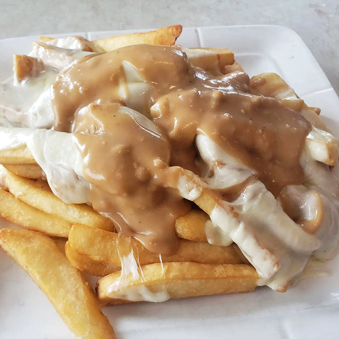 Disco Fries – New Jersey's answer to poutine – where crispy fries meet melty cheese and gravy in a late-night love affair that's worth every calorie.