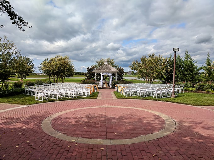 Wedding-ready gazebo surrounded by manicured grounds – Bridgeville knows how to set the stage for life's most important moments.