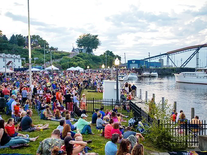 Community isn't just a buzzword in Ashtabula—it's hundreds of people gathering by the harbor for summer concerts and sunset views.