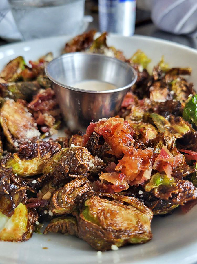 Brussels sprouts transformed from childhood nemesis to crispy, bacon-kissed heroes of the vegetable kingdom.