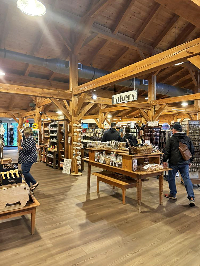 Beyond the restaurant lies a country store where you can take home a taste of Lancaster—minus the smoke in your clothes.