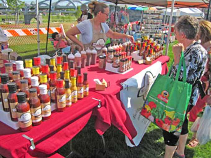 The Meriden Farmers' Market transforms shopping into socializing, where local honey vendors create quite the buzz.