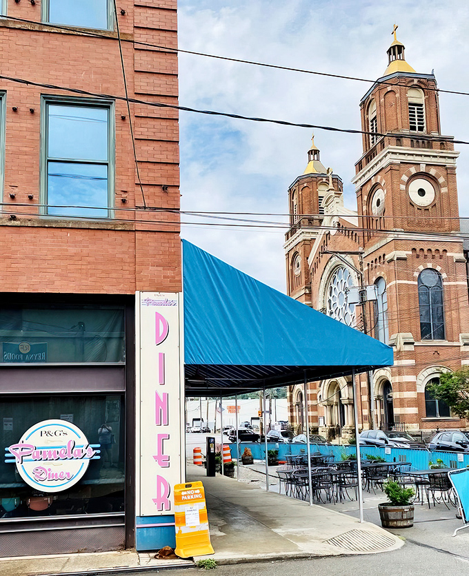 Pamela's isn't just inside the Strip District—it's part of the neighborhood's fabric, with outdoor seating that lets you soak in Pittsburgh's charm.