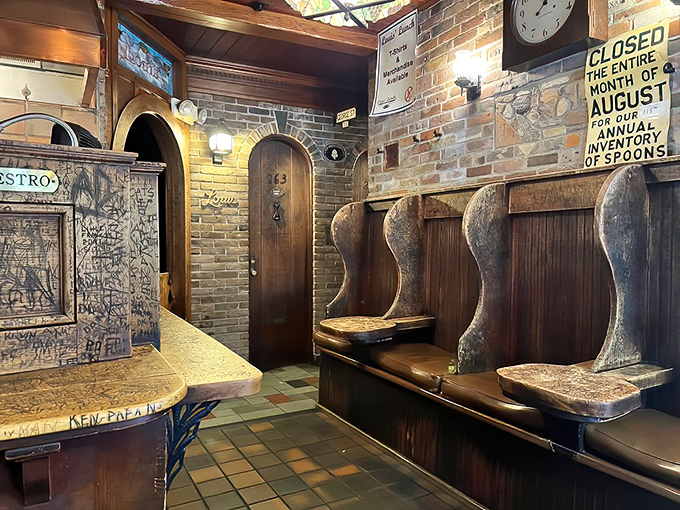 These church-pew booths have witnessed more food epiphanies than a century of cooking shows. Sitting here feels like joining a delicious congregation.
