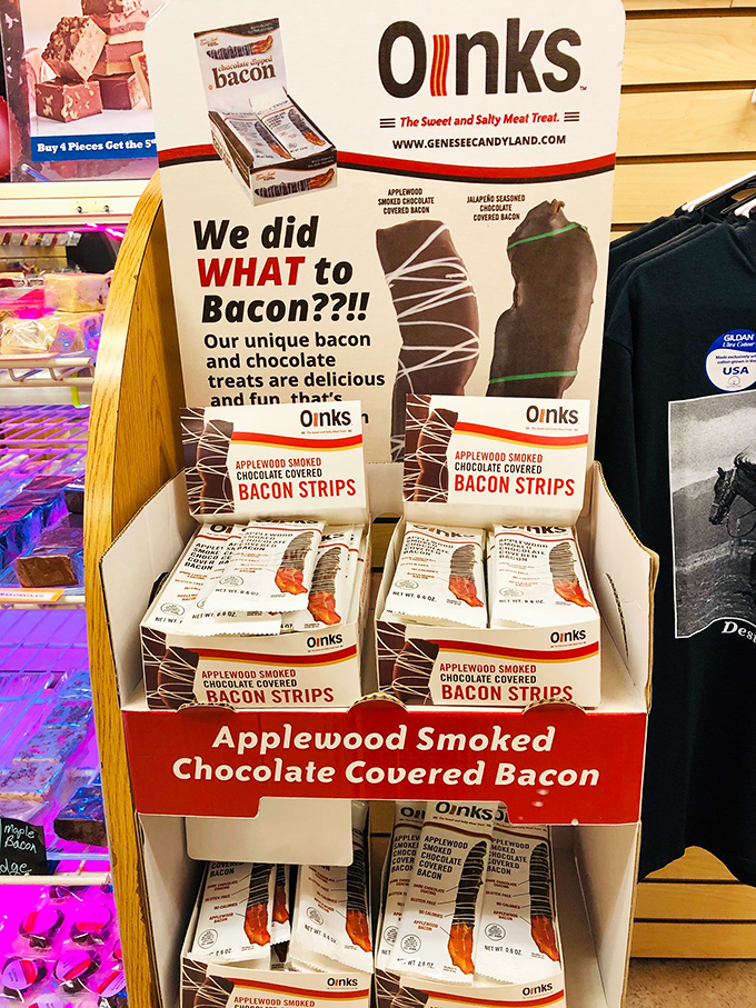 Chocolate-covered bacon – because someone brave once asked, "What if breakfast and dessert had a delicious, rebellious love child?"