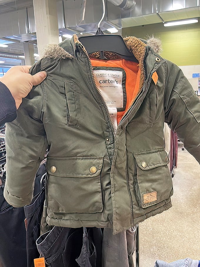 That little Carter's jacket isn't just adorable—it's barely worn, perfectly priced, and proof that kids outgrow clothes faster than parents' budgets.