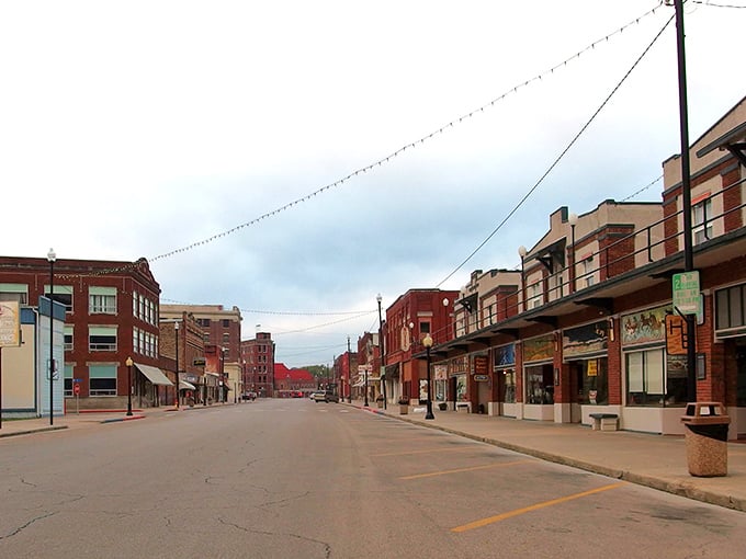 Downtown Pawhuska stretches toward the horizon, its historic buildings standing shoulder to shoulder like old friends with stories to share.