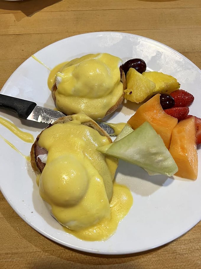 Eggs Benedict done right – where perfectly poached eggs meet hollandaise in a breakfast classic that's worth getting out of bed for.
