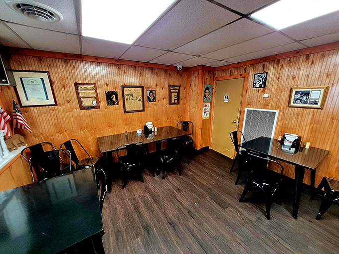 Wood-paneled walls lined with framed memories tell stories of decades serving hungry Delawareans who know the secret of breakfast bliss.