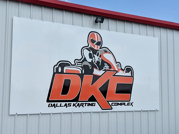 The DKC logo promises speed and excitement – delivering both with the subtlety of a Texas thunderstorm.