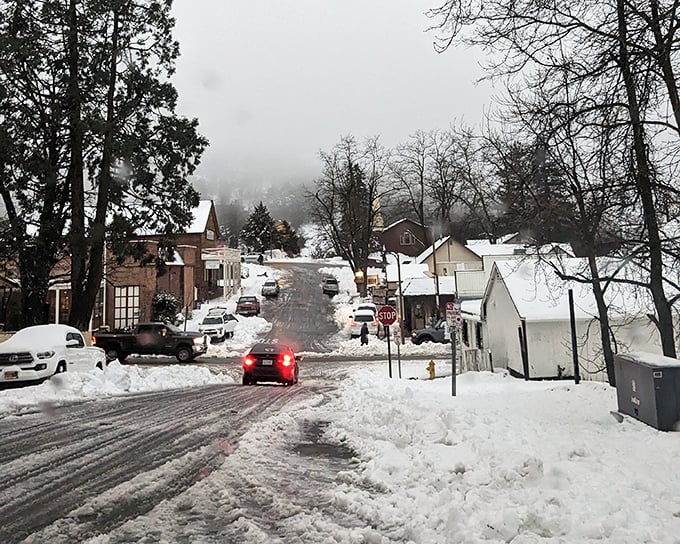 Winter transforms Julian into a snow-dusted wonderland that feels more like Colorado than Southern California – a magical seasonal surprise.