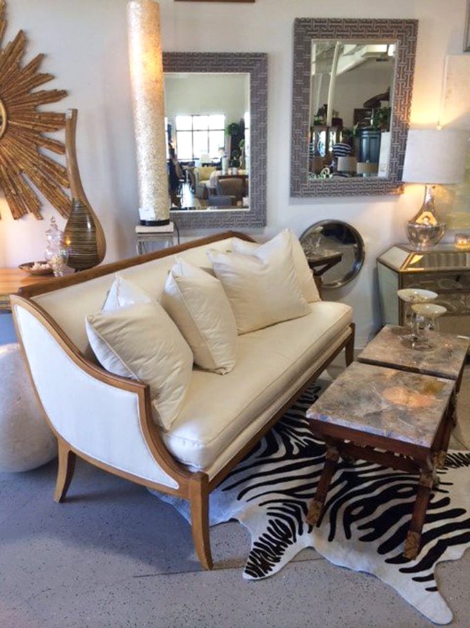 This isn't just a settee; it's a statement piece that says "I have excellent taste" without you having to say a word.