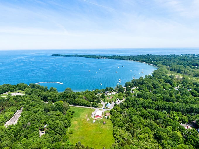 Bird's eye perfection reveals the island's true character. From up here, you can almost see why everyone should visit at least once.