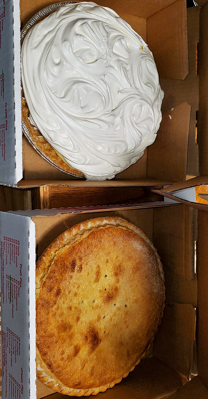 Two boxed beauties ready for transport—though the odds of them making it home without a "quality control" taste test are slim.