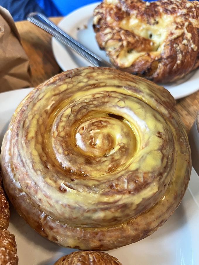 The morning bun—a cinnamon-scented spiral that makes you understand why people drive across state lines just for breakfast.