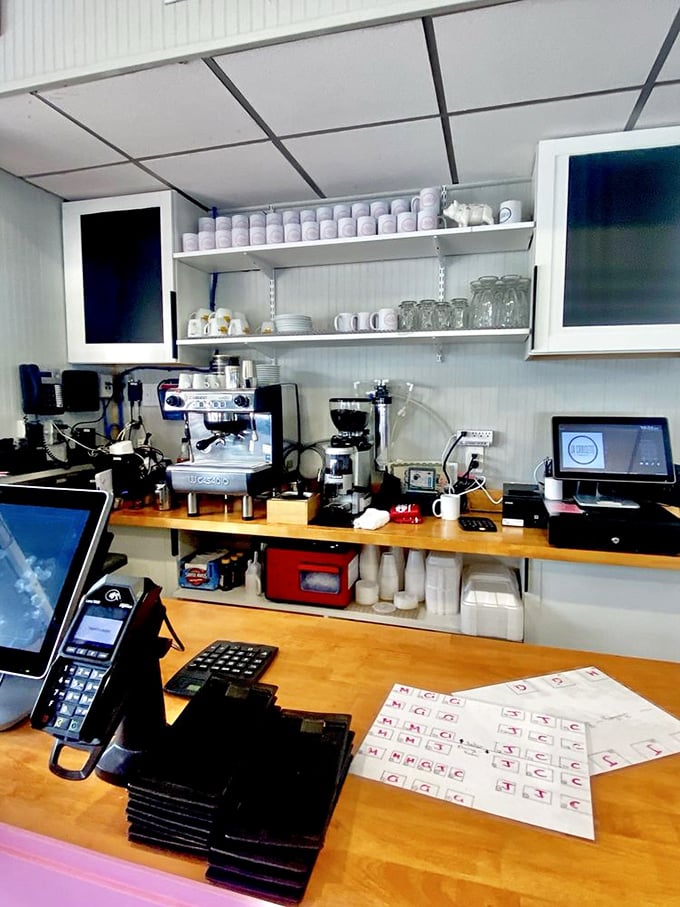 Behind the scenes magic where coffee dreams come true—the barista station is command central for morning happiness.