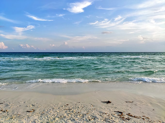 That water color isn't Photoshopped—Mother Nature actually created this perfect gradient of blues that makes you question why you live anywhere else.