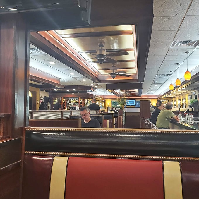 Counter seating – the VIP section of any true diner. Watch the orchestrated dance of the kitchen while perched on those comfortable stools. Diner theater at its finest.