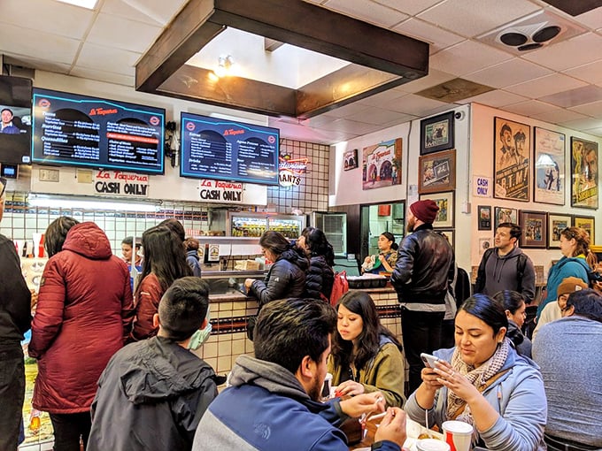 The line forms for a reason. Locals and tourists alike understand that some pleasures are worth waiting for, especially when wrapped in a tortilla.