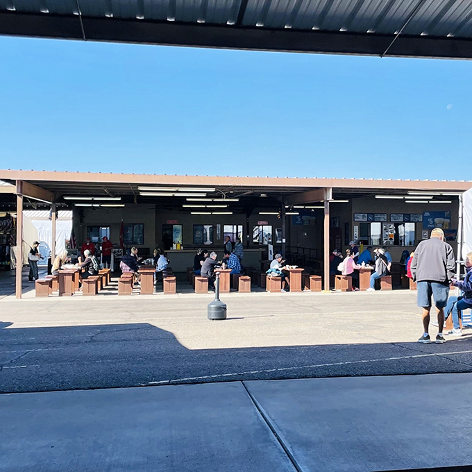 The food court – where shopping marathoners refuel before diving back into the bargain hunting Olympics.